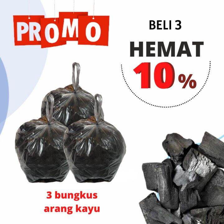 PAKET HEMAT Arang Pembakaran Sate Arang Batok Arang Kayu Beli 3 Lebih ...