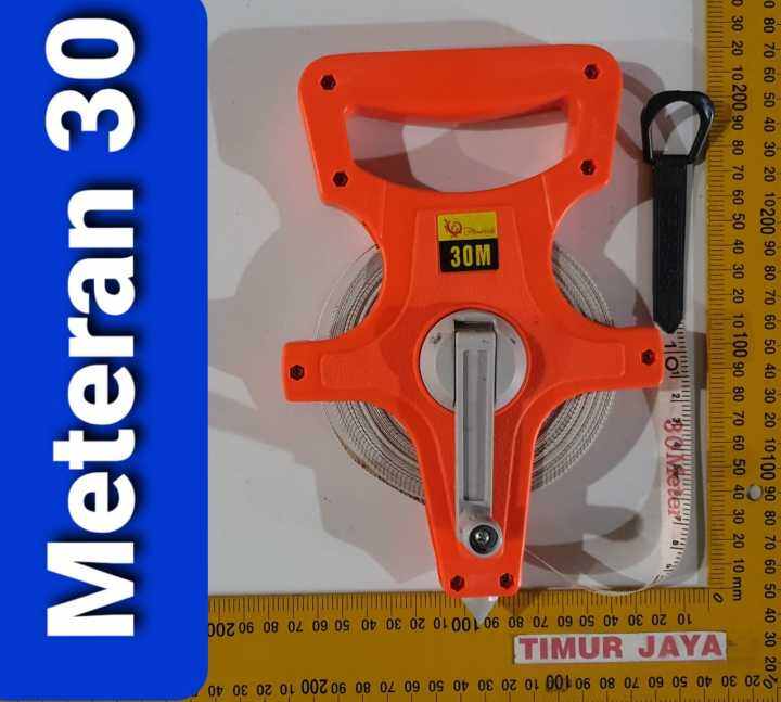Meteran TANCAP Fiber 30 Meter Meteran Ukur Tanah | Lazada Indonesia