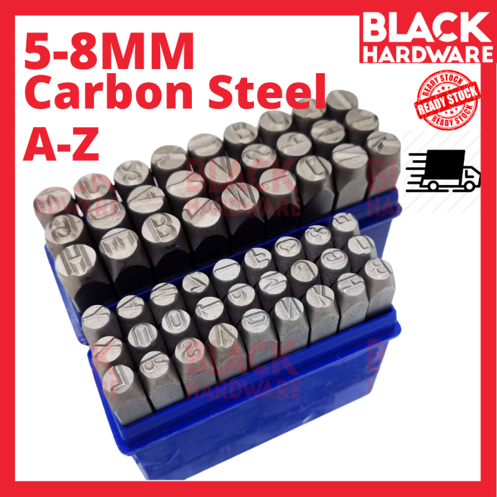 Black Hardware 5 8mm Impact Mark Engraved Stationary Carbon Steel Mold ...