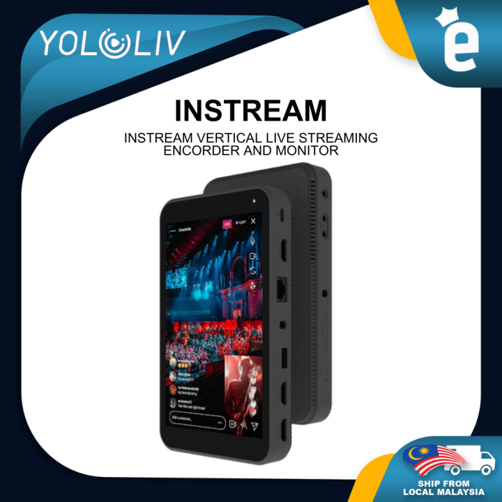 YoloLiv Instream Vertical Live Streaming Encoder and Monitor | Lazada