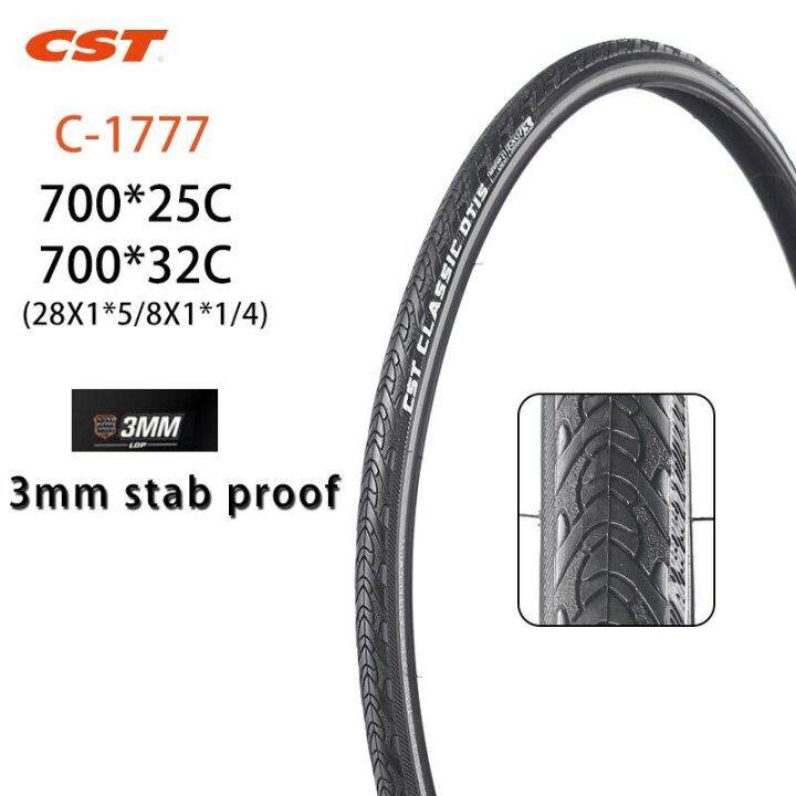 【COD】CST Lốp Xe Đạp Đường Trường 700 * 25C 700 * 32C Lốp Xe Đạp Dải Phản Quang Chống Đâm 3Mm ...