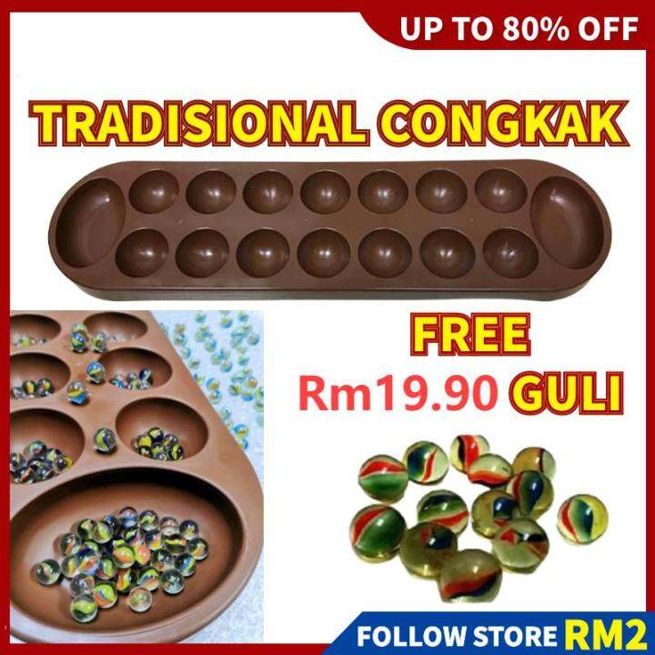 [FREE GULI] CONGKAK PERMAINAN TRADISIONAL CONGKAK INDOOR GAME FAMILY ...