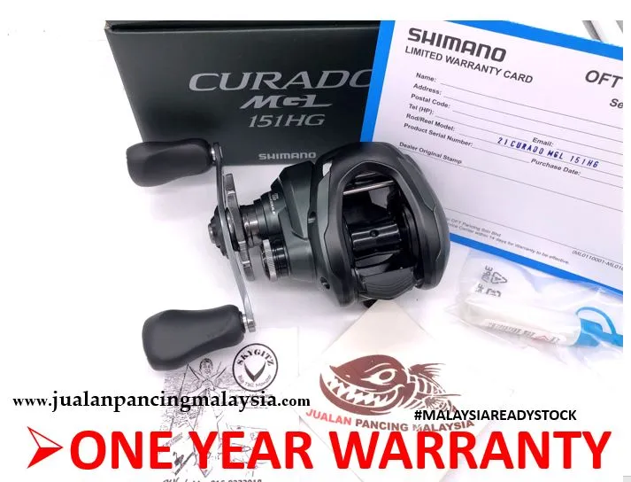 SHIMANO 2021 CURADO MGL 151, 151HG CASTING REEL, LEFT with ORIGINAL 1 Year Local Warranty | Lazada