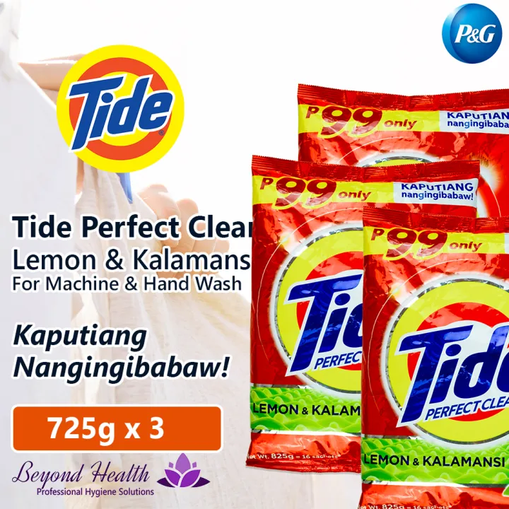 3X PACK Tide Perfect Clean [725g] Lemon and Kalamansi For Machine and ...