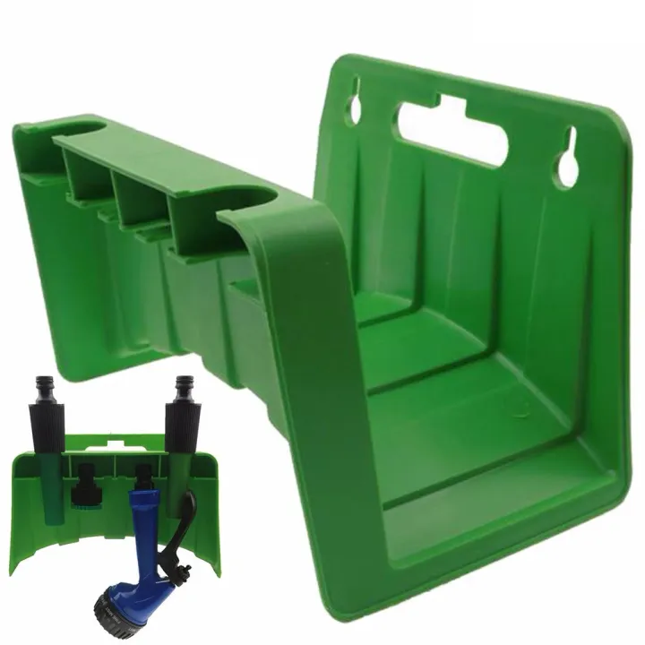 Durable Wall Mounted Garden Hose Holder Storage Rack Shed Fence ...