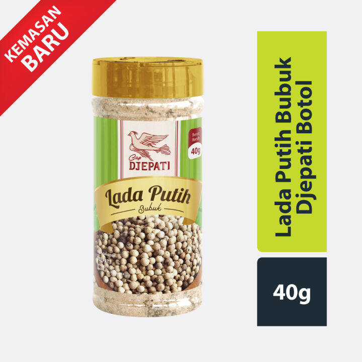 Djepati Lada Putih Bubuk Botol 40 Gr | Lazada Indonesia