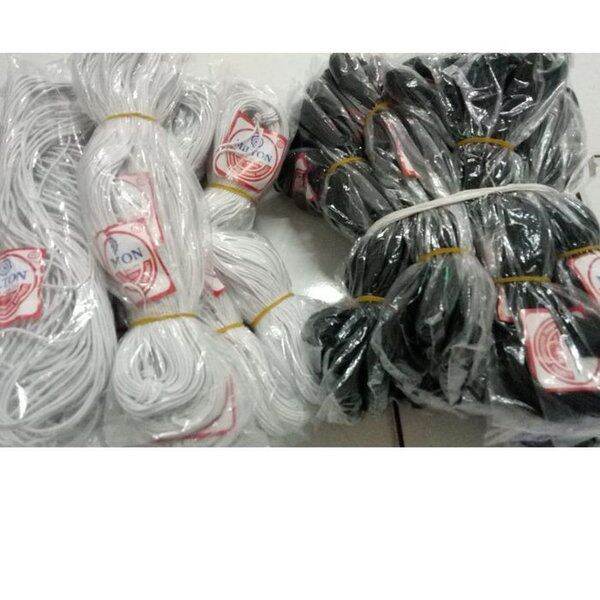 Tali Sengkelit - Tali Karet - Tali Kancing HITAM PUTIH MILTON ...
