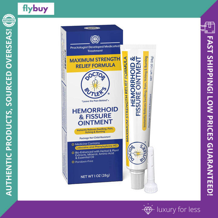 Doctor Butler's Hemorrhoid & Fissure Ointment – Hemorrhoid Treatment ...