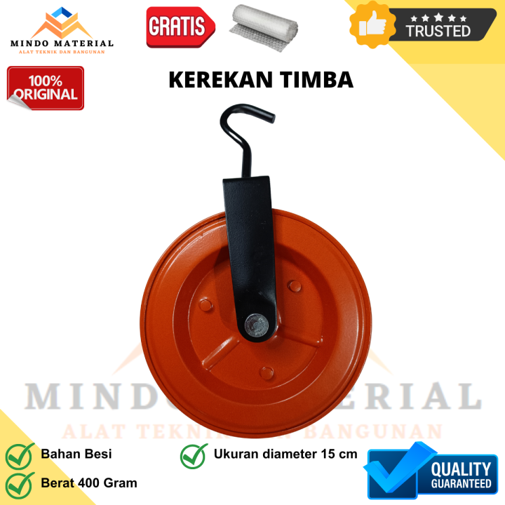 Katrol Roda Kerekan Sumur Timba Air Bahan Besi | Lazada Indonesia