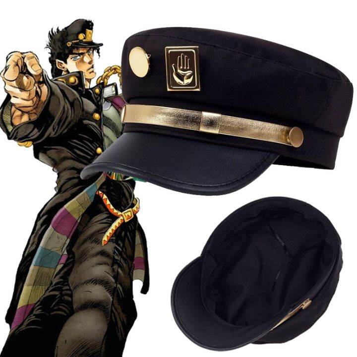 Ready Stock-Anime JoJo's Bizarre Adventure Hat Jotaro Kujo Joseph ...
