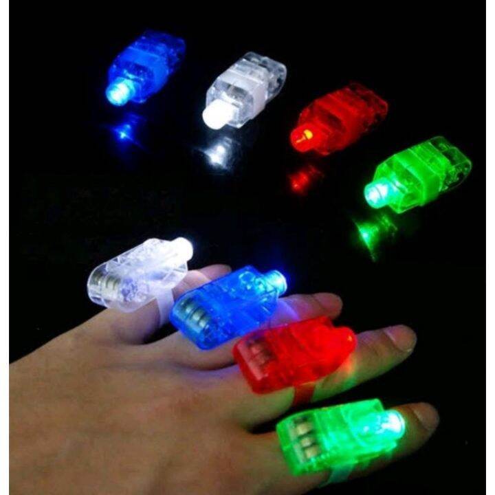 SENTER JARI 4 WARNA / LASER FINGER BEAMS / LAMPU JARI LED FLASHLIGHT ...
