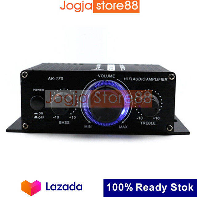 Mini Stereo Amplifier Mobil | Audio Amplifier Stereo Hi-Fi Full CNC ...