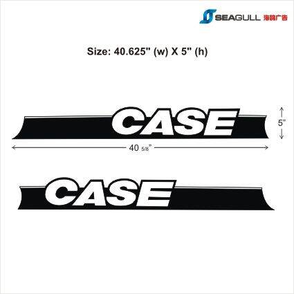 Case Sticker Crane Backhoe Excavator Sticker Lorry Sticker (Pelekat ...