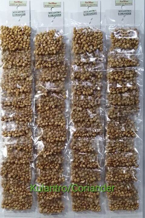 Kulantro Seed or Coriander 1x12 1Layer Net. 25grams -Fresh Packed by ...