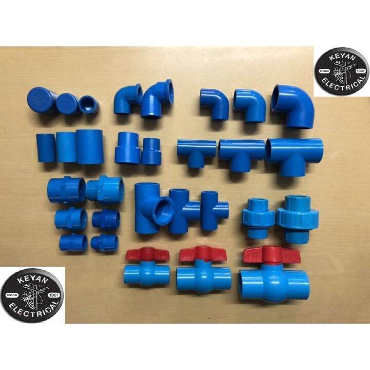 [Spot] PVC BLUE FITTINGS BLUE BALL VALVE BLUE UNION PATENTE STOP VALVE ...