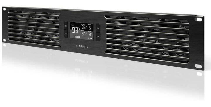 AC Infinity CLOUDPLATE T7-N, Rack Mount Fan Panel 2U, Intake Airflow ...
