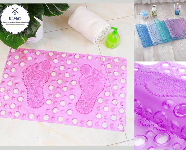 HI Home Big Feet Bath Mat Bathroom Mat Shower Non-Slip Mat 33*64 CM ...