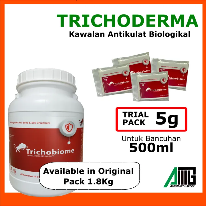 (TRIAL PACK) TRICHODERMA Multi Bacillus Trichobiome Koningii ISO4 Organik Rawatan Kulat Pokok ...