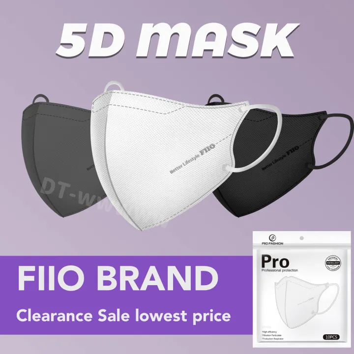 KN95 5D Mask Original 50 pcs FDA Approved sale Protective Face ...