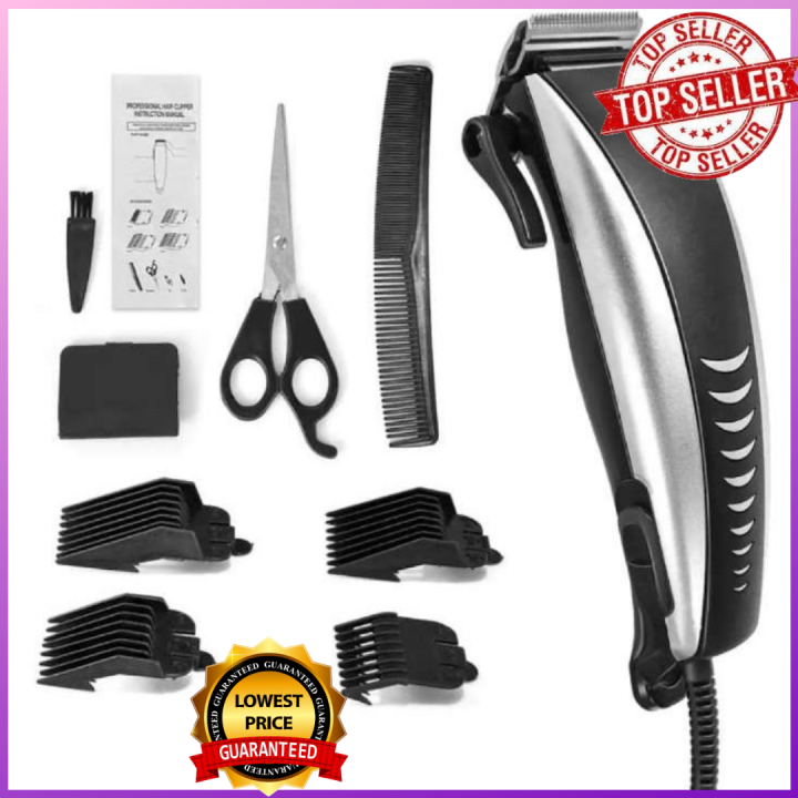 Professional Trimmer Set Hair Clipper Shaver Razor Adjustable Blade ...