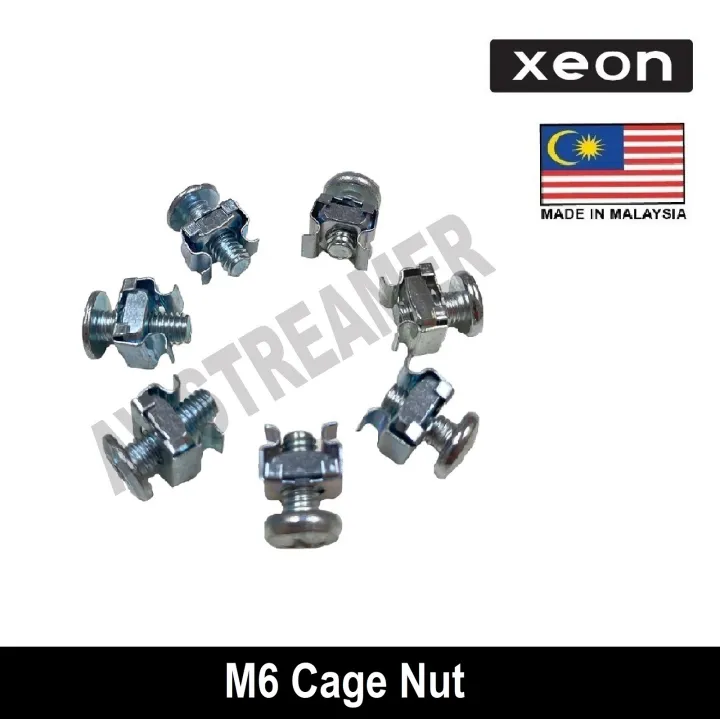 M6 Cage Nuts & Screw for Server Rack | Lazada