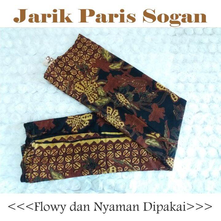 Kain Batik Lembaran Bahan Paris | Jarik Batik Solo Kain PARIS Sogan ...
