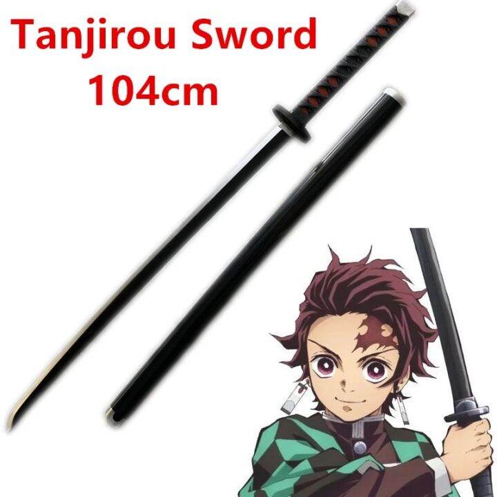 【READY STOCK】 104cm Sword Weapon Demon Slayer Kimetsu no Yaiba Tanjirou ...