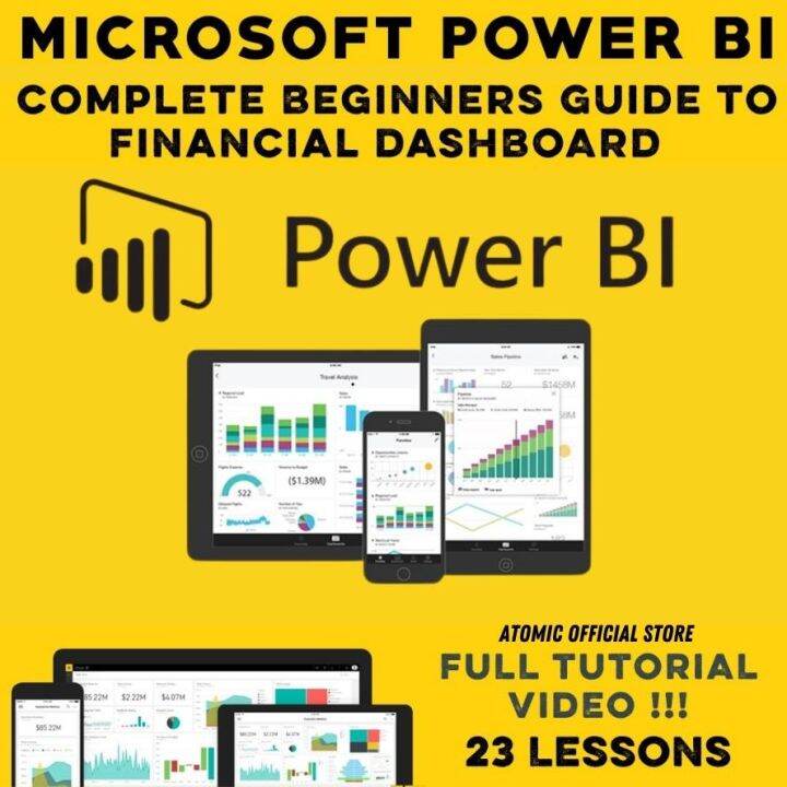 [COURSE] Microsoft Power BI - Complete Beginners Guide to Financial Dashboards | Lazada PH