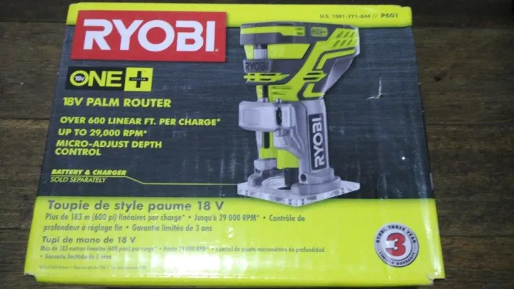 Ryobi P601 One+ 18V Lithium Ion Cordless Fixed Base Trim Router ...
