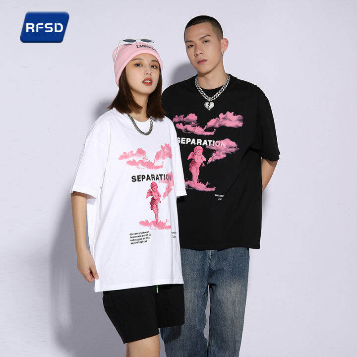 TG/ เสื้อผ้าผู้ชาย Rfsd | 2022ฤดูใบไม้ผลิและฤดูร้อนสินค้าใหม่แบรนด์แฟชั่นสตรีทสตรีทหลวมพิมพ์ ...