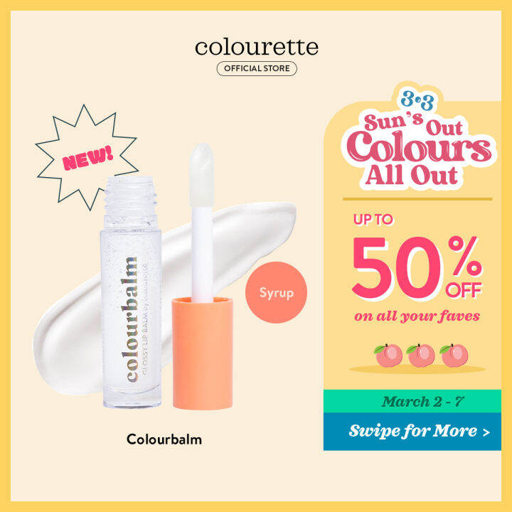 Colourette Colourbalm Syrup [Long-Lasting, Fresh Lip Tint, Liptint ...