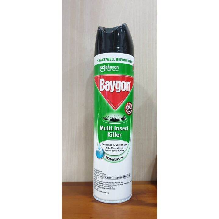 Baygon Waterbased Multi Insect Killer Aerosol Spray 600mL durable ...
