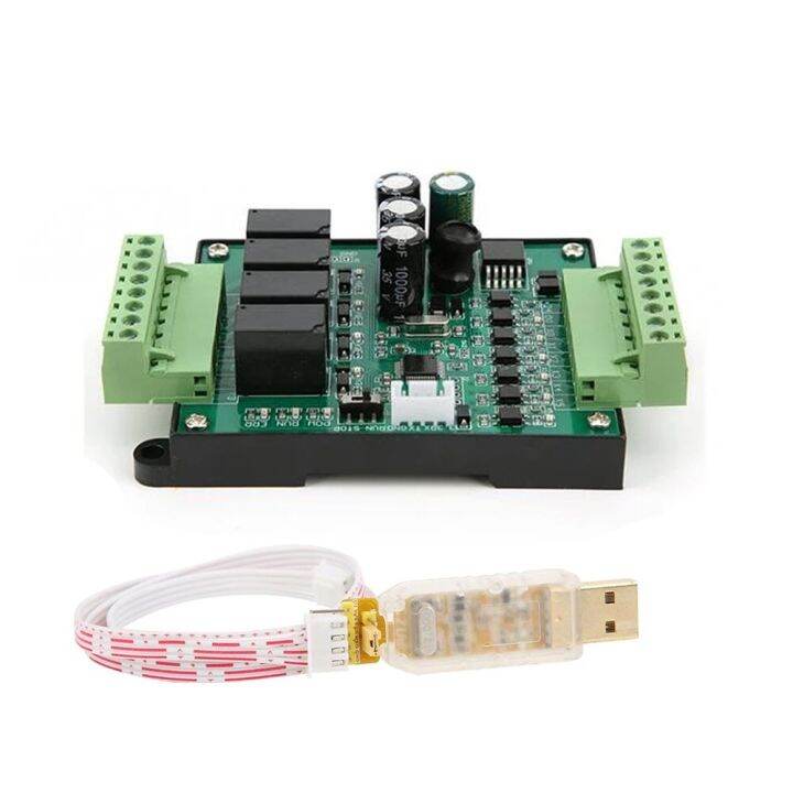 PLC Programmable Logic Controller FX2N-10MR 32-Bit Industrial Control Board Relay Module With ...