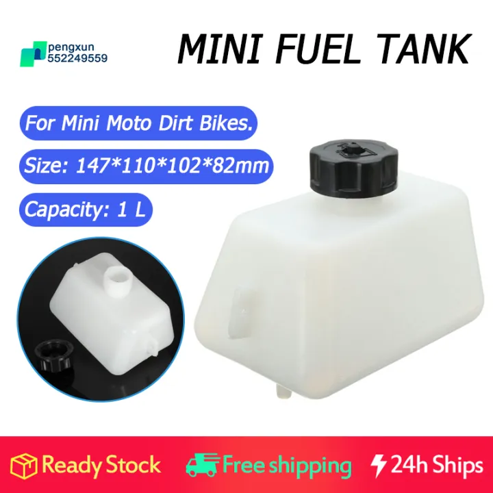 1L Gas Tank, Mini Moto Dirt Bike Plastic Petrol Gas Fuel Tank, Gas Tank ...