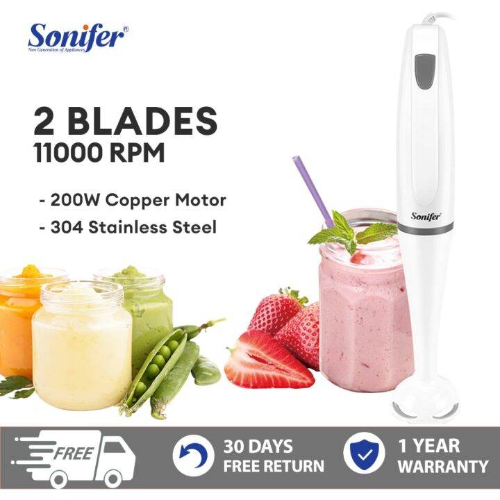 Sonifer Immersion Blender With 2 Speeds SF-8043 | Lazada PH