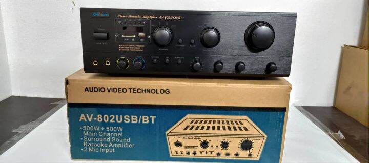 Home Vision Amplifier AV-802USB/BT | Lazada PH