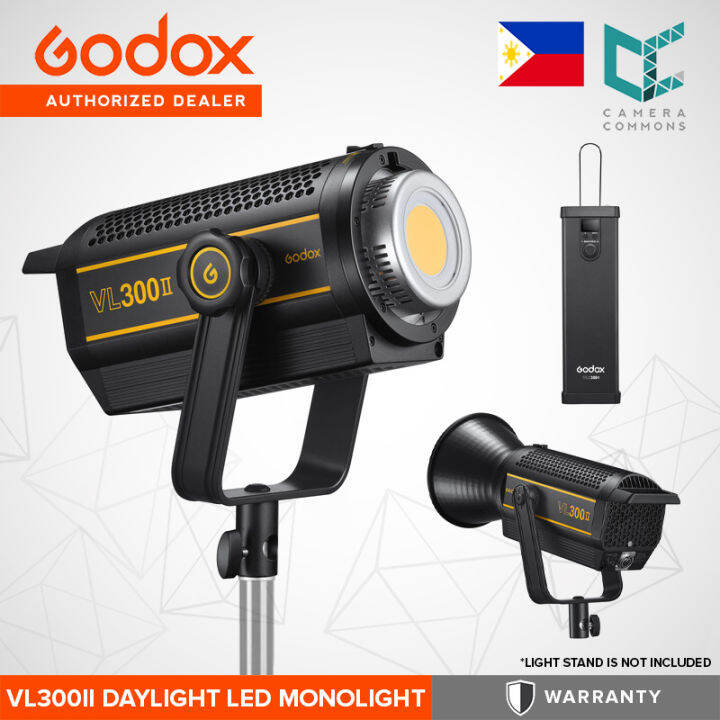 Godox VL300 LED Video Light VL300II Daylight LED Monolight Studio ...