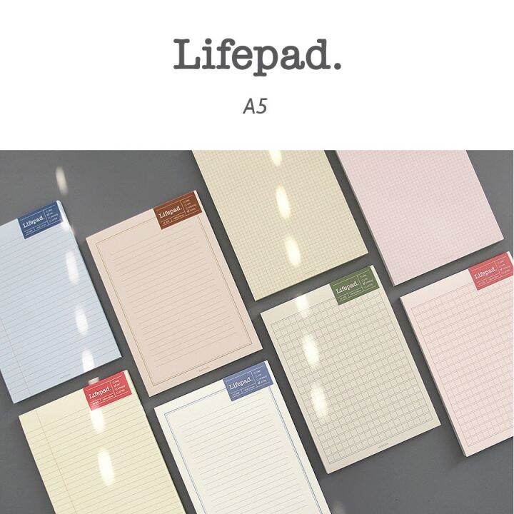 PAPERIAN Life Pad A5 / LINE GRID LETTER WRITING PAPER / 60 Pages ...