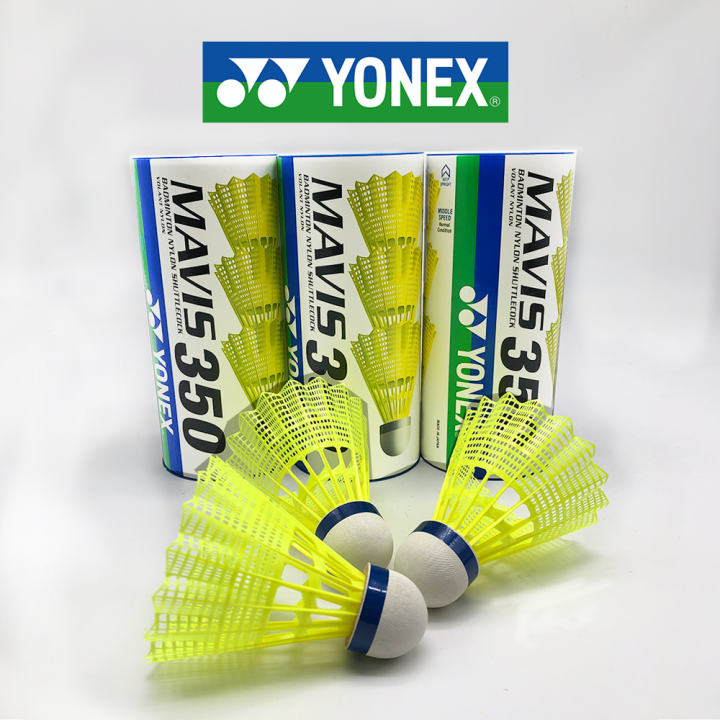 Yonex MAVIS 350 ลูกไนล่อน ลูกแบดมินตันพลาสติก Yonex MAVIS 350 แท้จาก ...