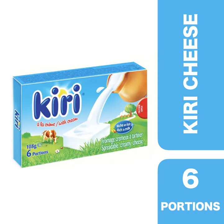 Kiri Spreadable Cream Cheese Square 108g (6 portion) ++ คิรี ชีส ...