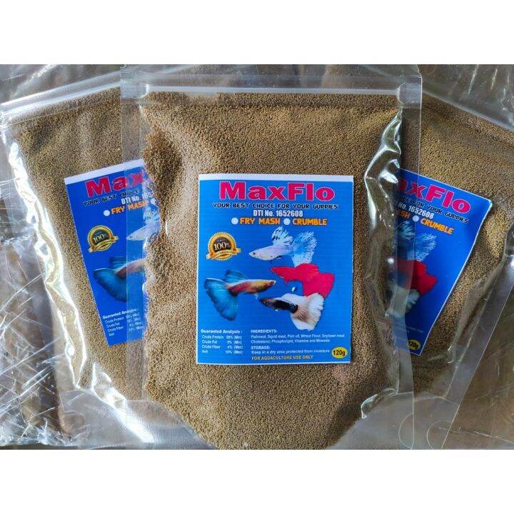 MaxFlo Crumble 120g Fish Food | Lazada PH