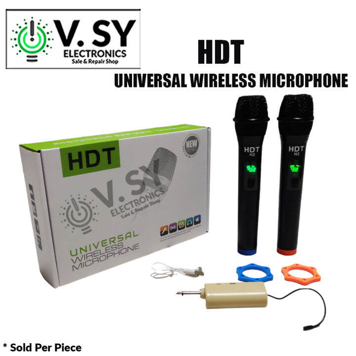 HDT H2 Universal Wireless Microphone | Lazada PH