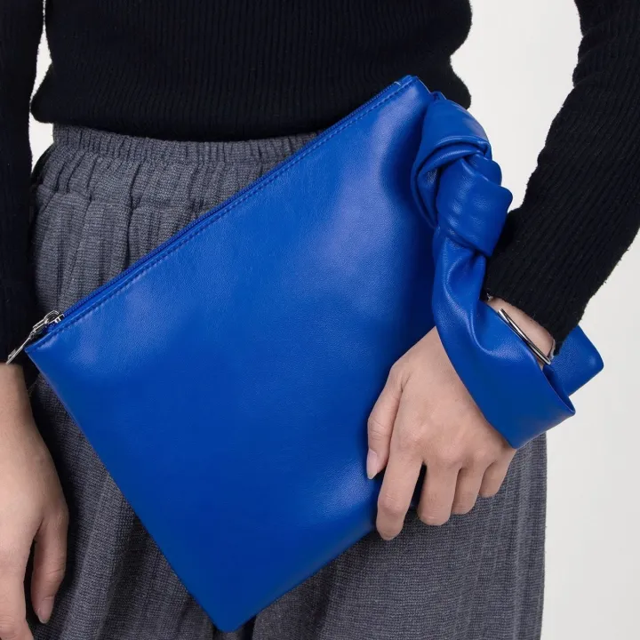 Klein blue new appearance high level female small bag 2022 mini shiny ...