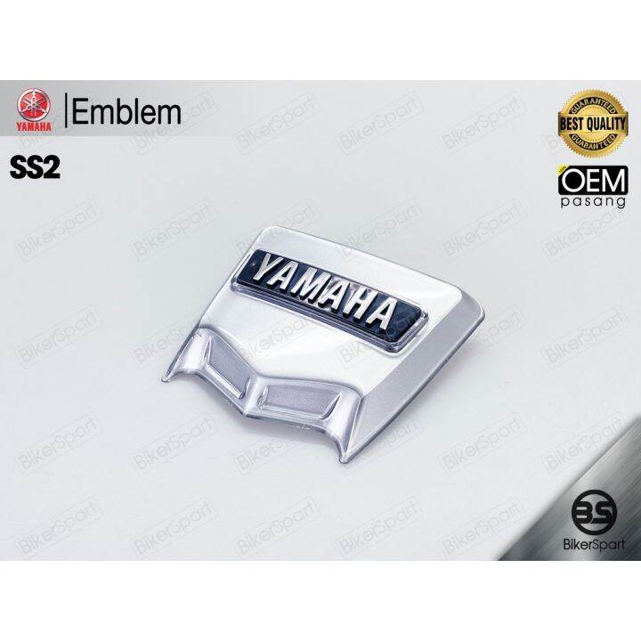 Yamaha Y110 ii / SS2 / Emblem Logo / Lambang Depan *Silver* | Lazada