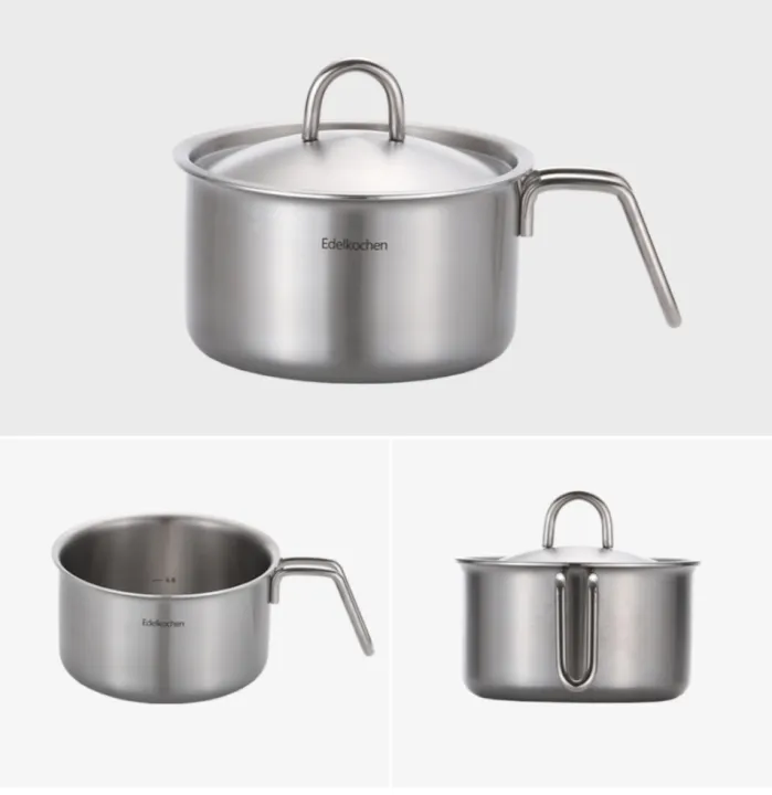 Edelkochen 3 Layer Stainless Steel Noodle Pot 14cm With Lid | Lazada PH