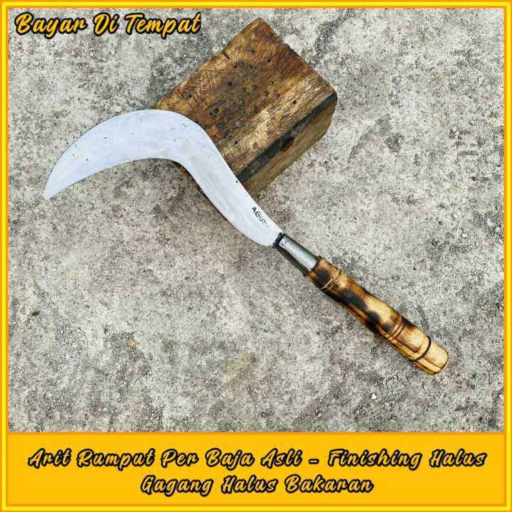 Arit Rumput Bahan Per Baja Asli Super Tajam - Arit Ini Bahan Per Baja ...