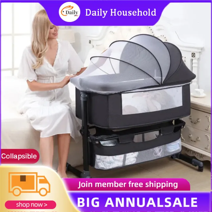 Portable High Quality Baby Rocker Crib Co Sleeper Bassinet with ...
