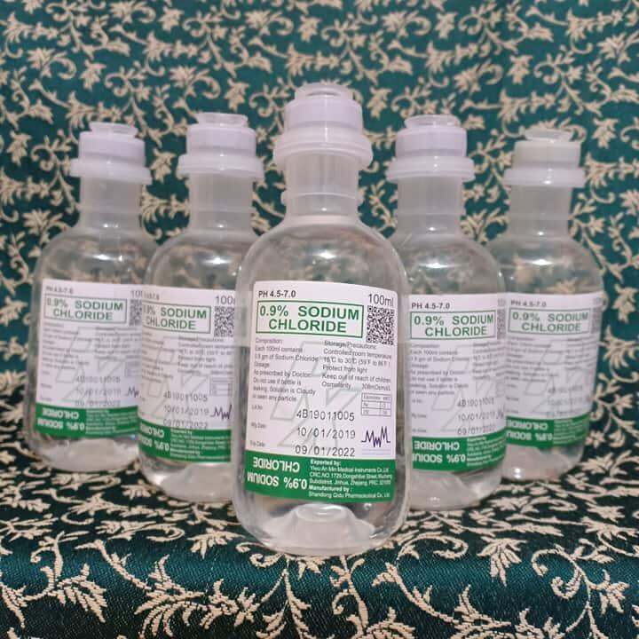 PNSS Sodium Chloride 50ML for Glutathione Drip (5 BOTTLES) | Lazada PH