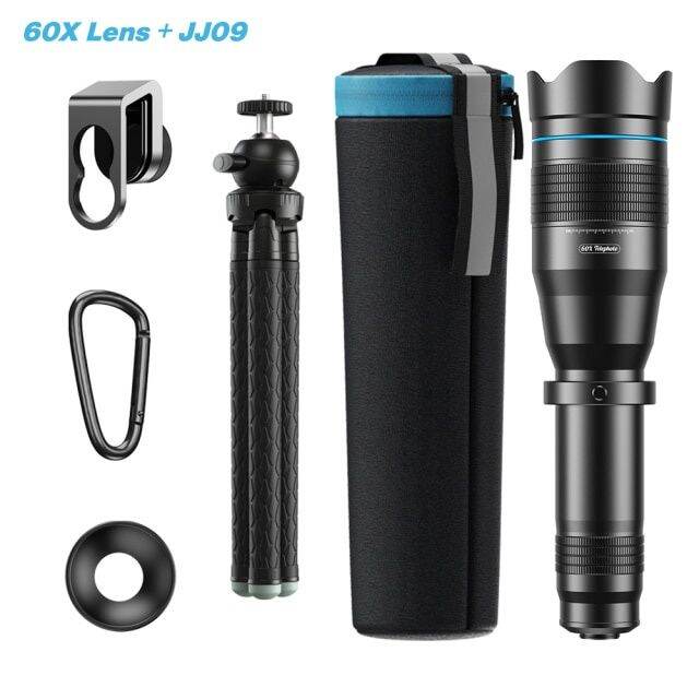 APEXEL Professional HD 20-40X/28X/36X/60x Telephoto Zoom Lens Monocular ...