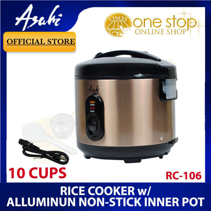 Asahi Original 10 Cups Rice Cooker with Aluminum Non-stick Inner Pot RC ...